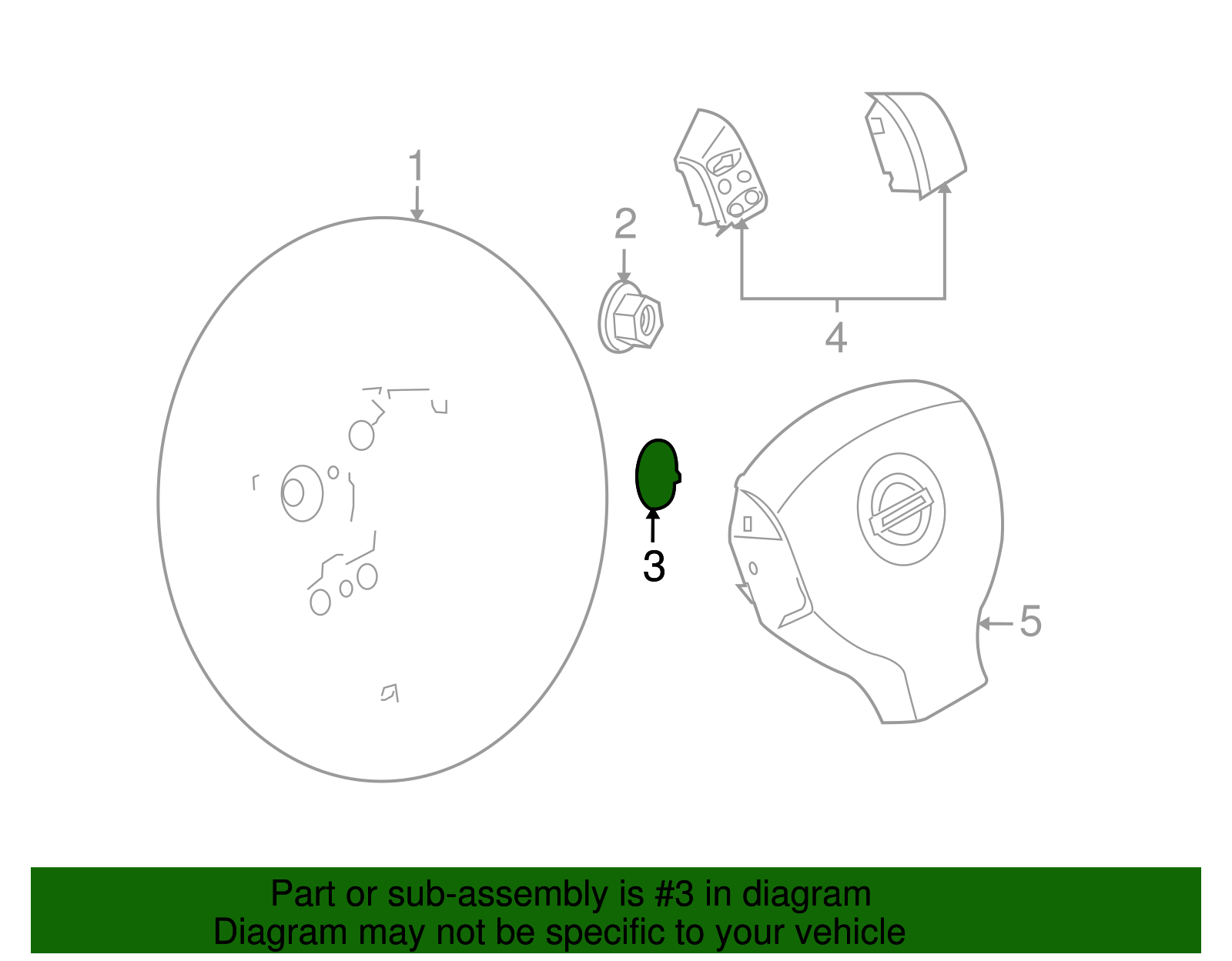 2007-2012 Nissan Versa Steering Wheel Cover 48465-EM30A | Ziegler ...