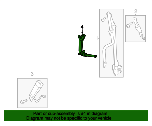 2009-2017 GM Tensioner - Driver's Side (LH) 19329399 | TascaParts.com