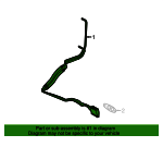 2014-2021 GM Hose (Replaces Part Number 84424416) 84791853 GM ...