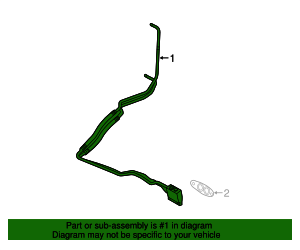 84791853 - Engine Oil Cooler Hose 2014-2021 GM | GMPartsNow