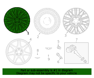 Hyundai - 52910-D2250 - Wheel Assembly Aluminum - 2020 Genesis G90 ...