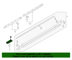 31378135 - Rocker Panel Molding Bracket 2016-2022 Volvo XC90 ...
