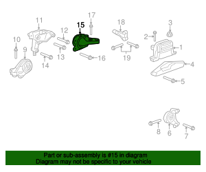 2012 Chevrolet Captiva Sport Transmission Mount 20789546 | OEM Parts Online