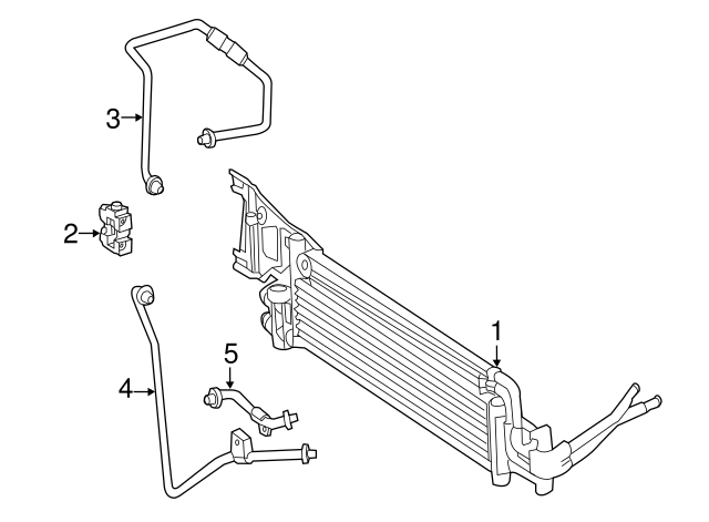 204-528-10-24 - Automatic Transmission Oil Cooler Tube 2011-2015 ...