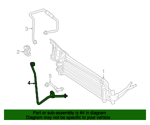 204-528-10-24 - Automatic Transmission Oil Cooler Tube 2011-2015 ...
