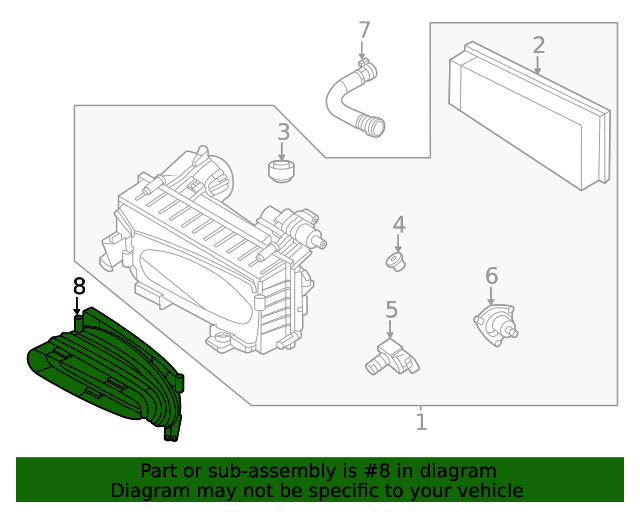 177-090-20-01 - Intake Hose 2018-2020 Mercedes-Benz S 63 AMG ...