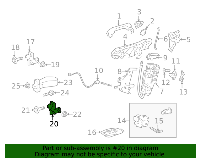 177-720-96-05 - Door Hinge 2019-2023 Mercedes-Benz | AutoNationParts.com