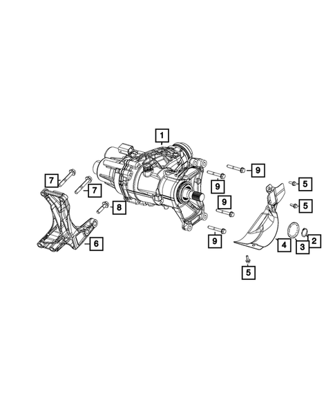Transfer Case and PTU Assembly for 2022 Jeep Renegade | Mopar OEM Parts ...