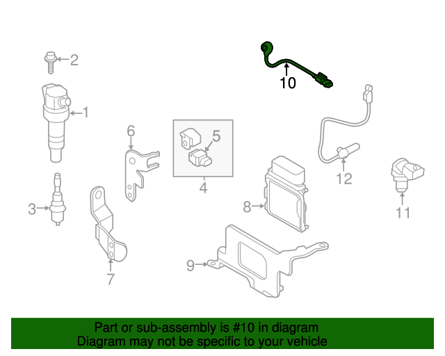 2012-2019 Hyundai Knock Sensor 39250-2B000 | OEM Parts Online