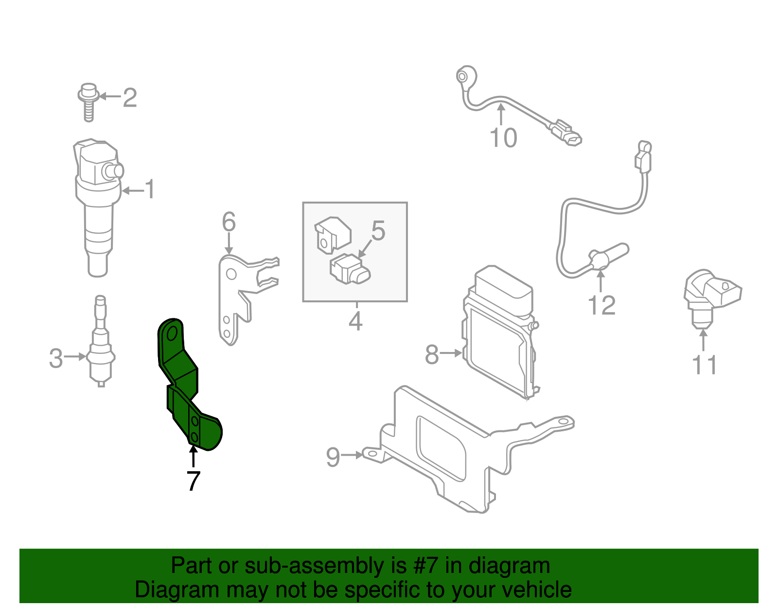 2012-2019 Hyundai Accent Condenser Holder 22342-2B700 | Hyundai ...