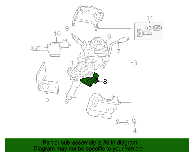 2001-2007 Dodge Ignition Switch 56045112AE | TascaParts.com