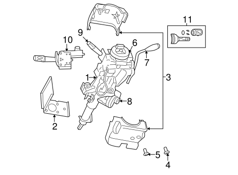 Shroud, Switches & Levers for 2005 Dodge Durango | Mopar Parts Canada