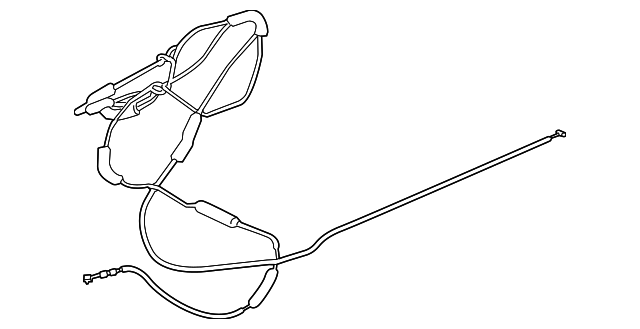 74880-TR0-A01 - 2012-2015 Honda Civic - Cable Trunk & Fuel Lid Opener ...