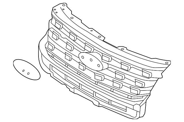 2016-2017 Ford Explorer Grille FB5Z-8200-BA | OEM Parts Online