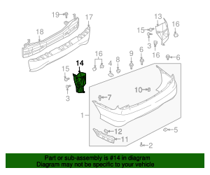 0K34A-50255 - Cover Assembly Bracket 2002 Kia Rio | Kia.Parts Store
