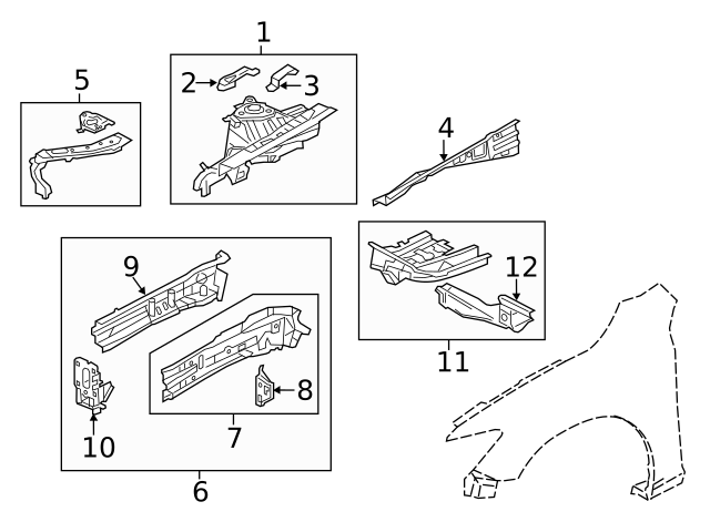 2013-2021 Mazda Rail Assembly KD53-53-31XC | Mazda-Parts