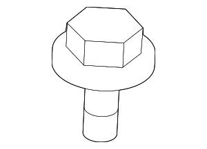 2004-2016 Toyota Hinge Bolt 90105-08087 | Toyota Parts Center