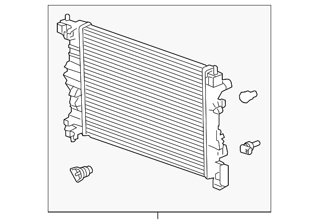 2013-2021 GM Radiator 95298552 GM | GMPartsDirect.com