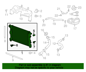 2013-2021 GM Radiator 95298552 GM | GMPartsDirect.com