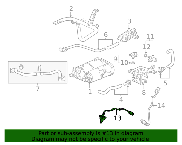 2018-2022 Honda Oxygen Sensor 36531-5WJ-004 | OEM Parts Online