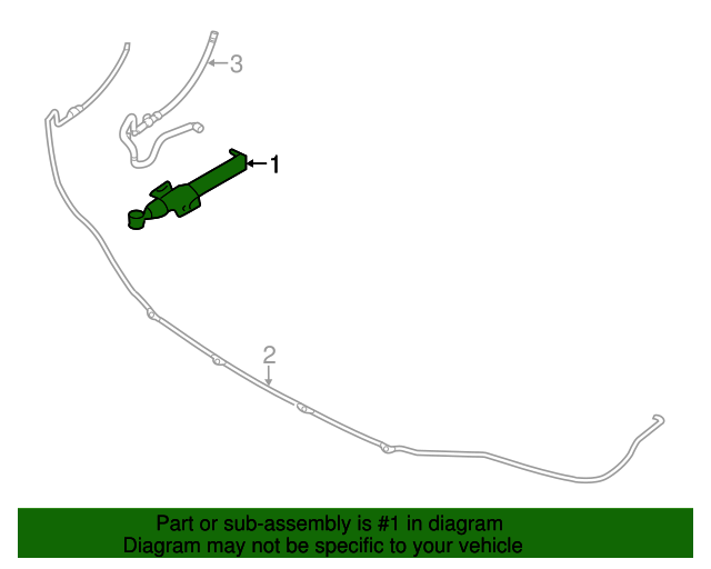 LR048274 - Headlight Washer Nozzle 2013-2017 Land Rover ...