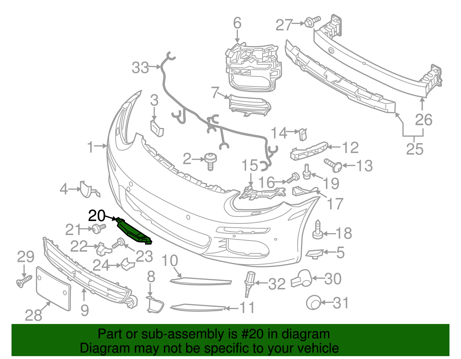2014-2016 Porsche Panamera | Lower Support | 970-505-554-01 | OEM ...