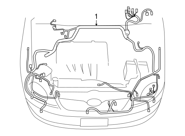 2003-2004 Toyota Wire Harness 82126-02030 | OEM Parts Online