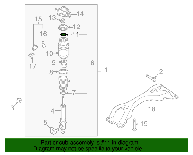 N-910-956-01 - Upper Seal 2007-2015 Audi Q7 | Audi OEM Parts