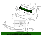 2016-2018 Buick Envision Front Bumper Energy Absorber 22905945 ...