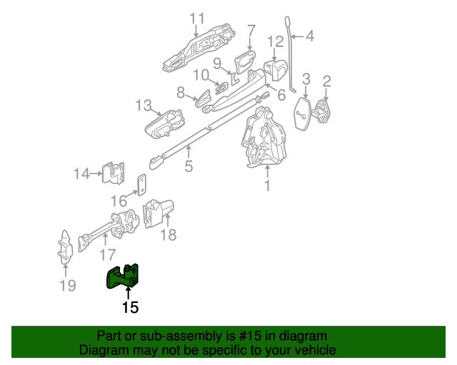 Genuine BMW 41-52-8-240-086 | Lower Hinge | FREE Shipping on Most ...