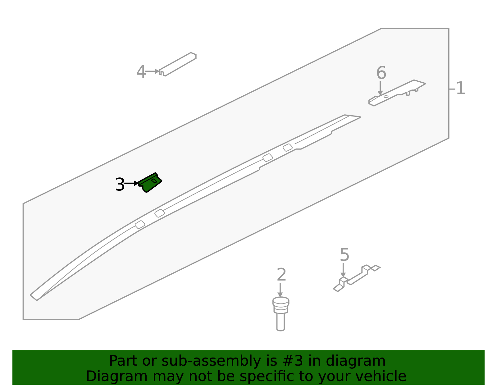 73882-6RR0A - 2021-2022 Nissan Rogue - Roof Rack Cap | Anicra Nissan Parts