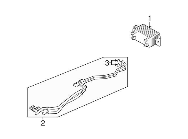 2006-2012 Land Rover Range Rover Trans Cooler LR013046 | Express Land ...