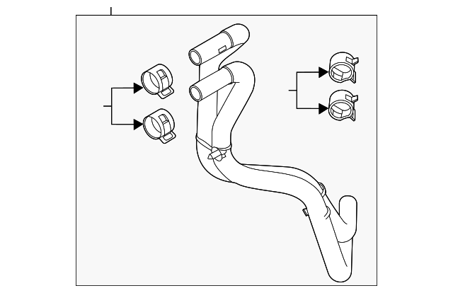2020-2023 Ford OEM Cooler Line JX6Z-7R081-H | Ford Parts Center