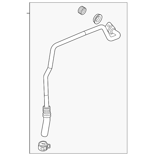 2019-2025 Ford | Automatic Transmission Oil Cooler Hose Assembly | JX6Z ...