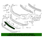 2018-2019 Ford Explorer Lower Molding JB5Z-8419-ADPTM | OEM Parts Online