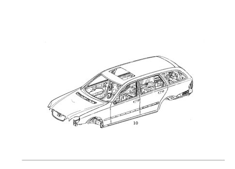 Body Shell for 1999 Mercedes-Benz E 320 | Mercedes-Benz USA Parts