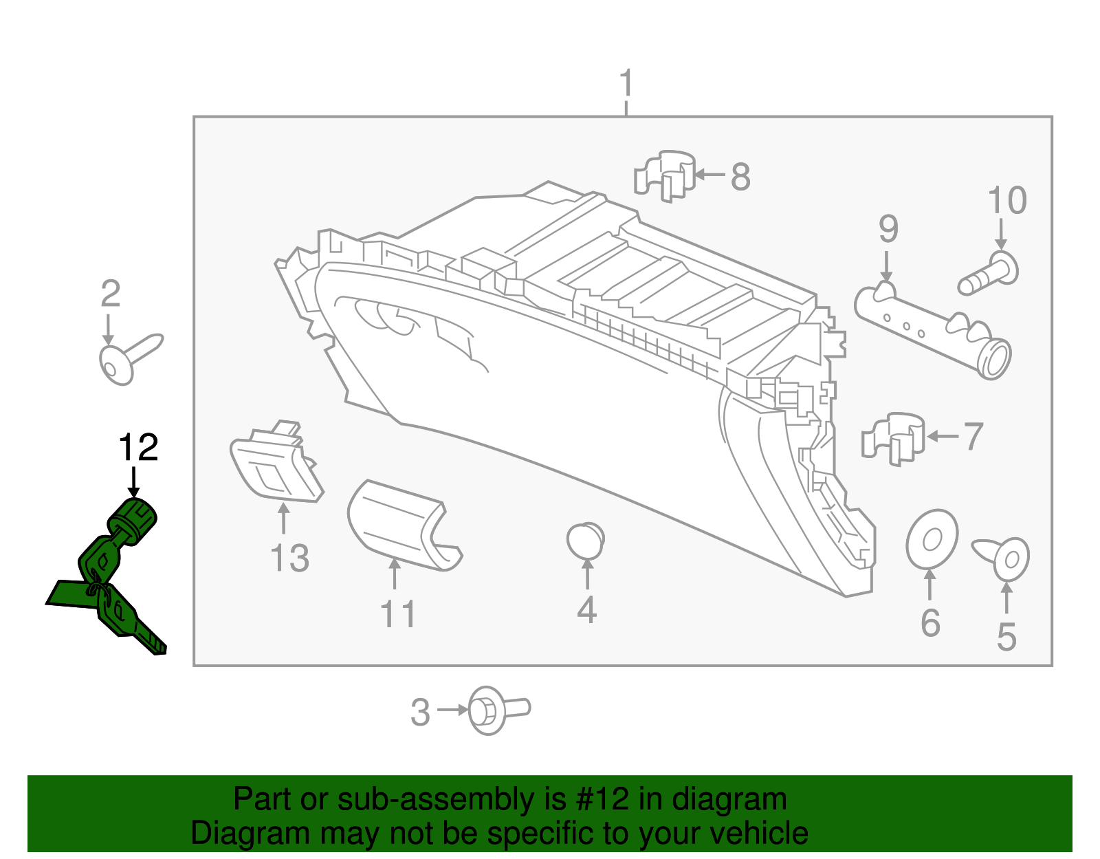 77520-SDA-A01 - Lock Cylinder 2003-2023 Honda | Honda Parts Online