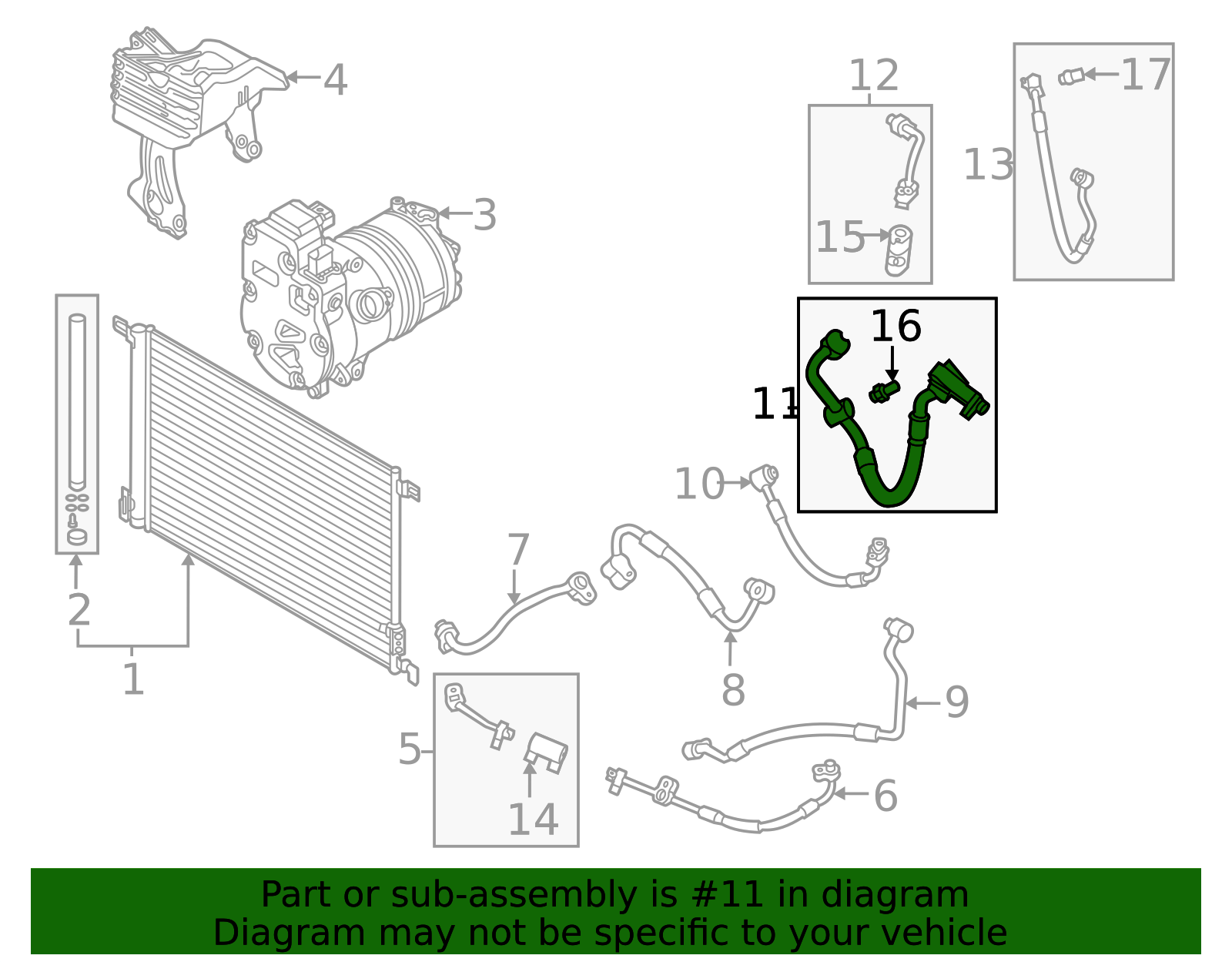 4N0-816-743-G - High-Quality AC Line for 2020-2021 Audi A8 Quattro ...