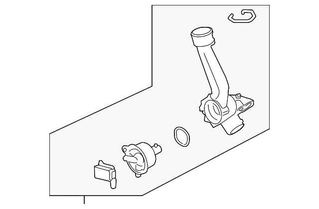 2018-2024 Porsche Engine Coolant Thermostat Housing 9A1-106-150-95 ...