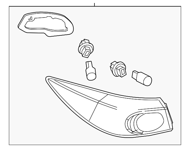 2014-2018 Mazda 3 Tail Lamp Assembly BHN1-51-160B | Mazda Online Parts