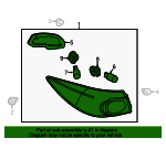 2014-2018 Mazda 3 Tail Lamp Assembly BHN1-51-150B | Mazda-Parts