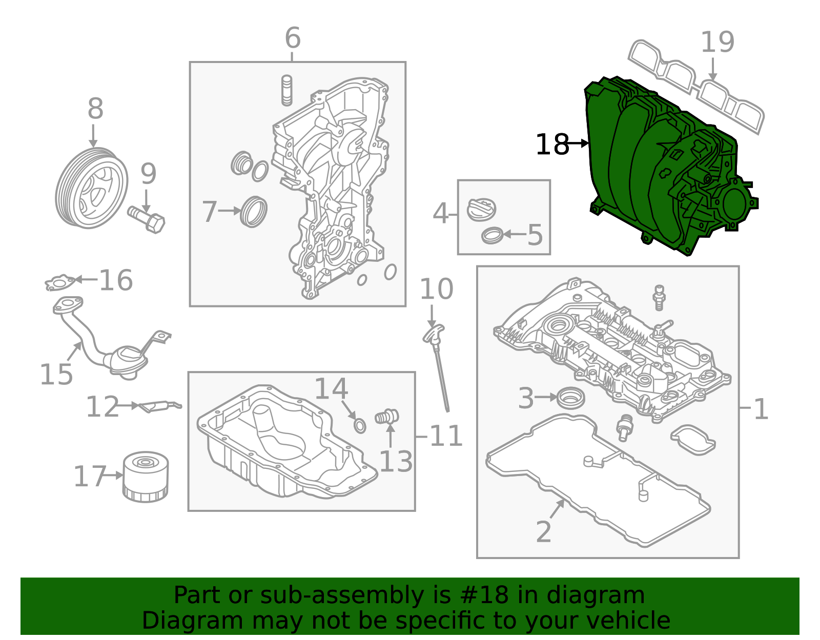 28310-2EAB0 - Intake Manifold 2019-2021 Kia Forte | Kia.Parts Store