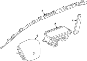 2023-2024 GM Ft Seat Air Bag 87819569 GM | GMPartsDirect.com