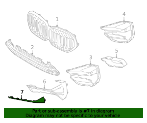 Genuine BMW 51-11-7-954-258 | Trim Molding | FREE Shipping on Most ...