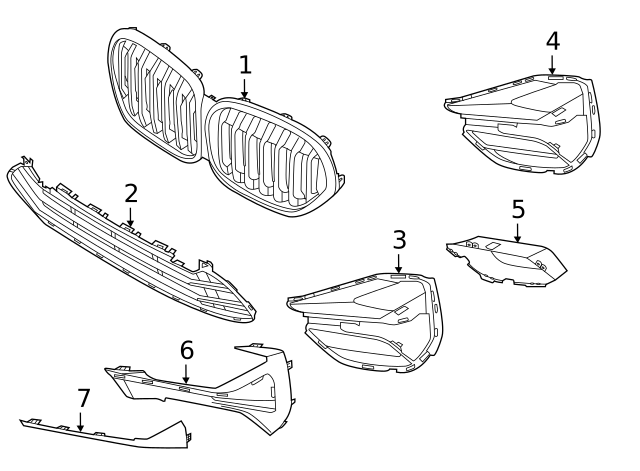 Genuine BMW 51-11-7-954-258 | Trim Molding | FREE Shipping on Most ...
