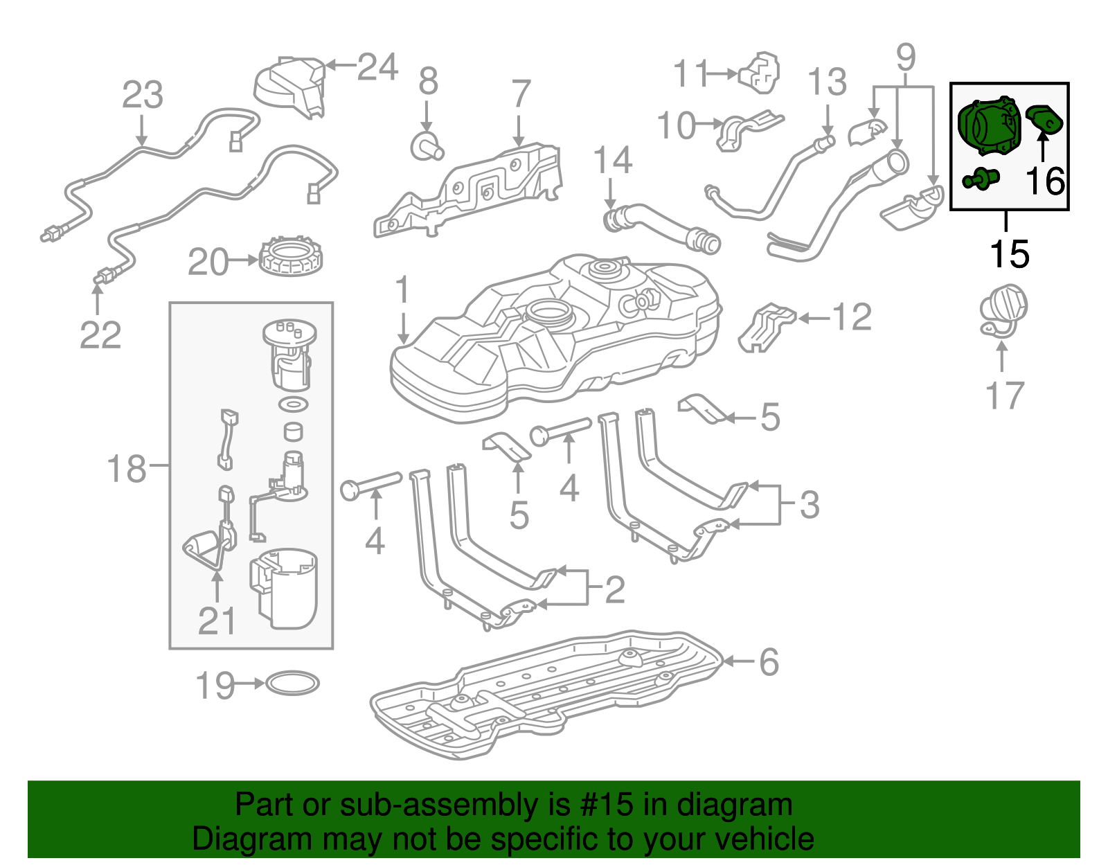 77290-04050 - Fuel Pocket 2016-2023 Toyota Tacoma | Longo Toyota Parts