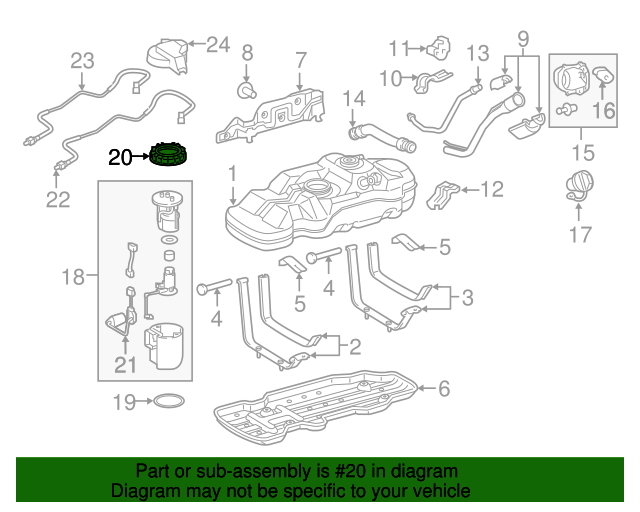 77144-04010 - Fuel Tank Lock Ring 2005-2023 Toyota | Longo Toyota Parts