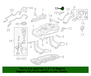 77229-04010 - Filler Pipe Clamp - 2016-2023 Toyota Tacoma | OEM Genuine ...