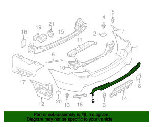 51128050480 - 2013-2016 BMW M5 Lower Cover (51-12-8-050-480) | BMW of ...
