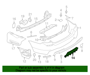 51128053585 - 2013-2016 BMW M5 Absorber (51-12-8-053-585) | BMW of ...